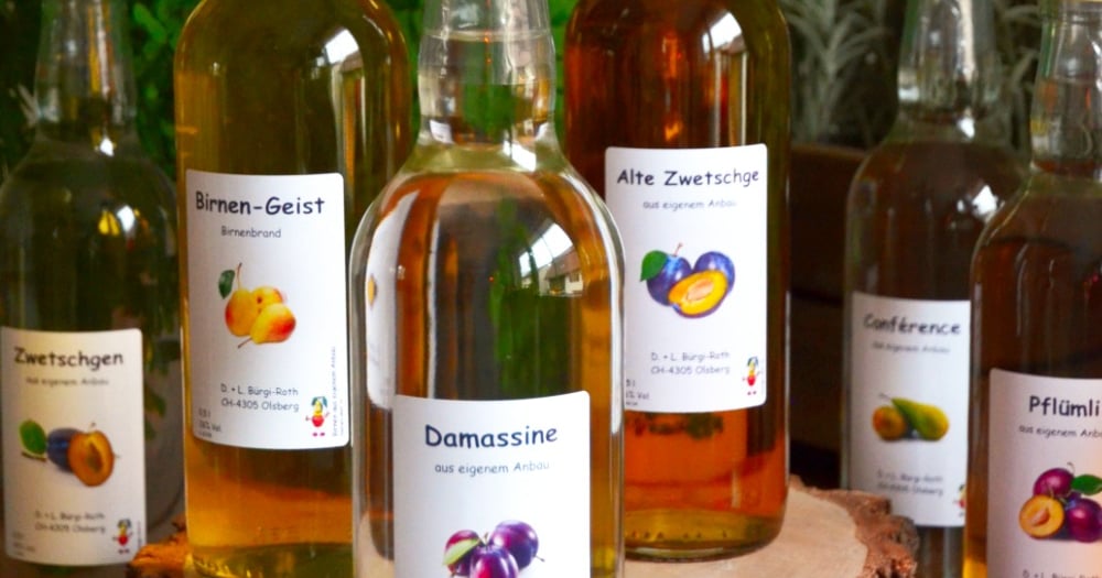 Schnaps, diverse Obstbrände - Shop | Bürgis Obst