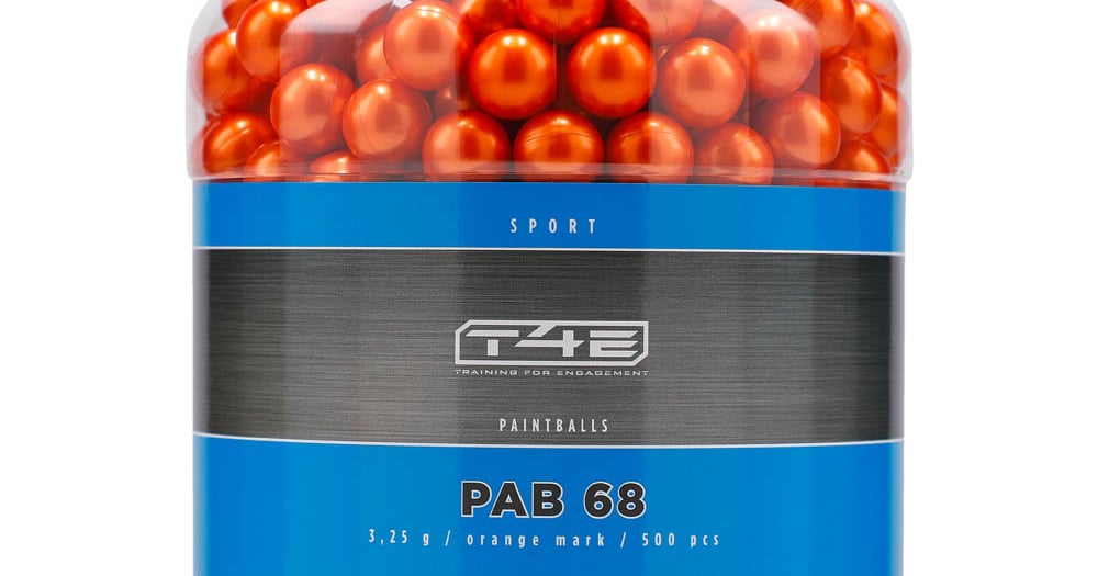 Paintballs Orange - Munition Cal.68 - Shop | Hardcore Bullets