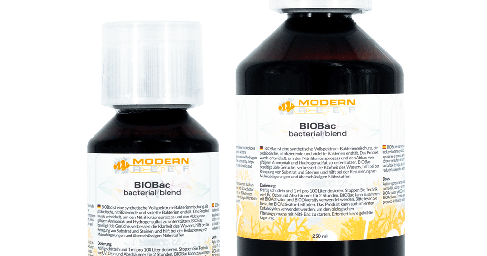 MODERN REEF BIOBac Bacterial Blend - Bakterien & Problemlöser - Online ...