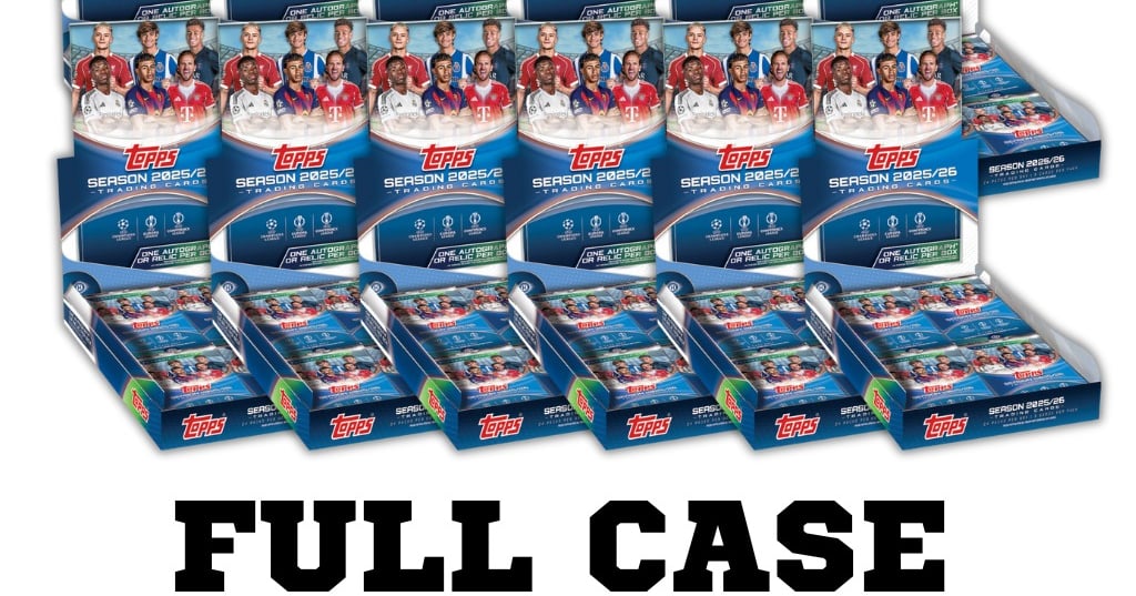 FULL CASE = 12x Hobby BOX PYT/PYP #3 | Topps 2025-26 UCC Flagship (Box ...