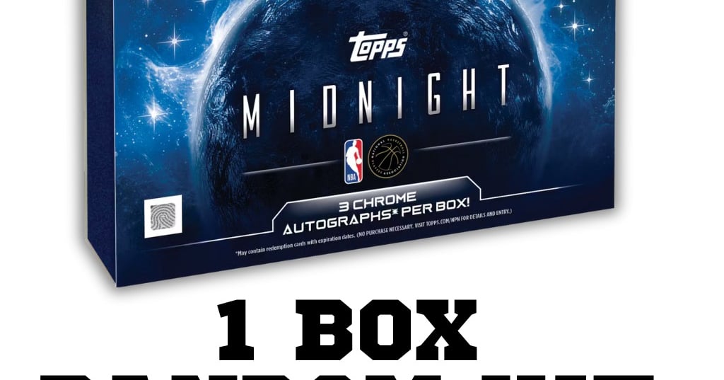 Topps 2025-26 NBA Midnight Hobby Box RANDOM HIT DRAFT Spot #2 (Box ...