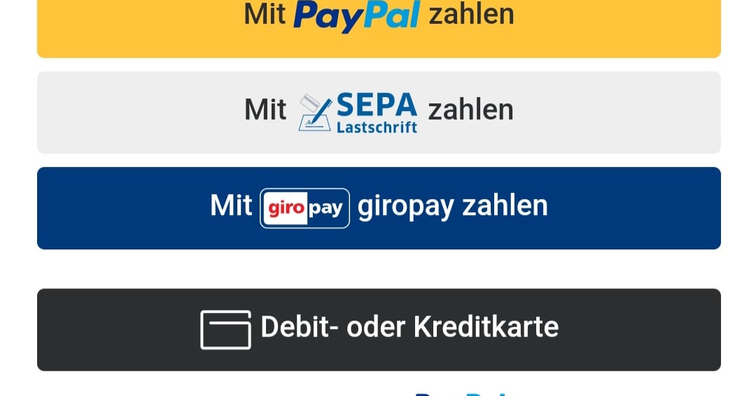 Zahlungsarten | Bleeshart