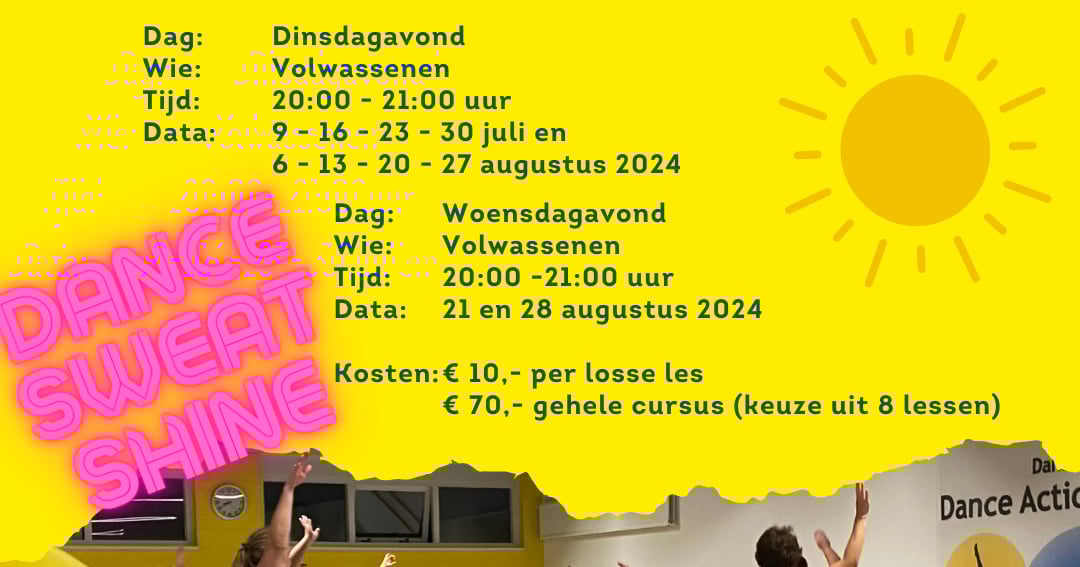 Zomerdansweken - Lessen | Dansschool Dance Action