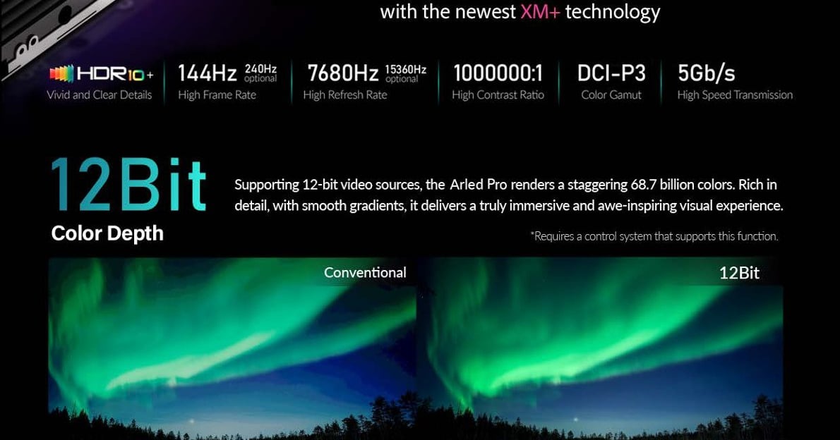 LED Wall "SIRIUS" (Arled Pro Series) - Produkte | Cinema Forge Munich