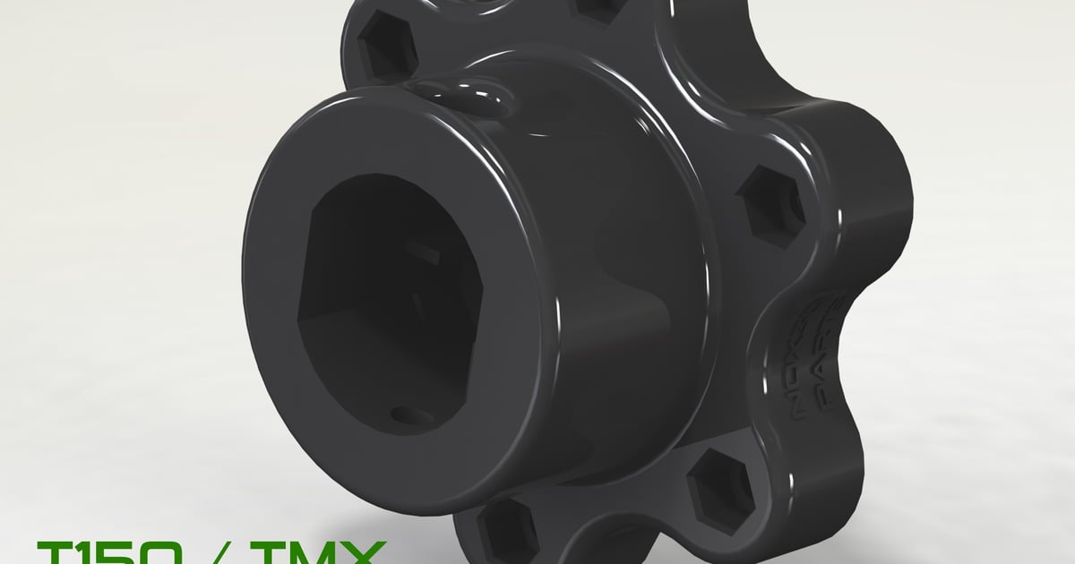 REINFORCED STEEL Adapter hub T150 & TMX thrustmaster - hub mod for ...