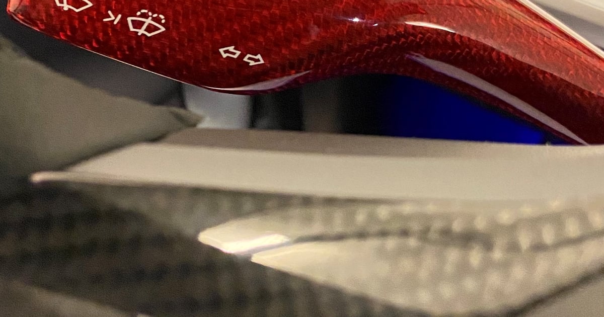 TESLA MODEL 3 Carbon Blinker/Ganghebel ROT glänzend - SALE - Shop ...