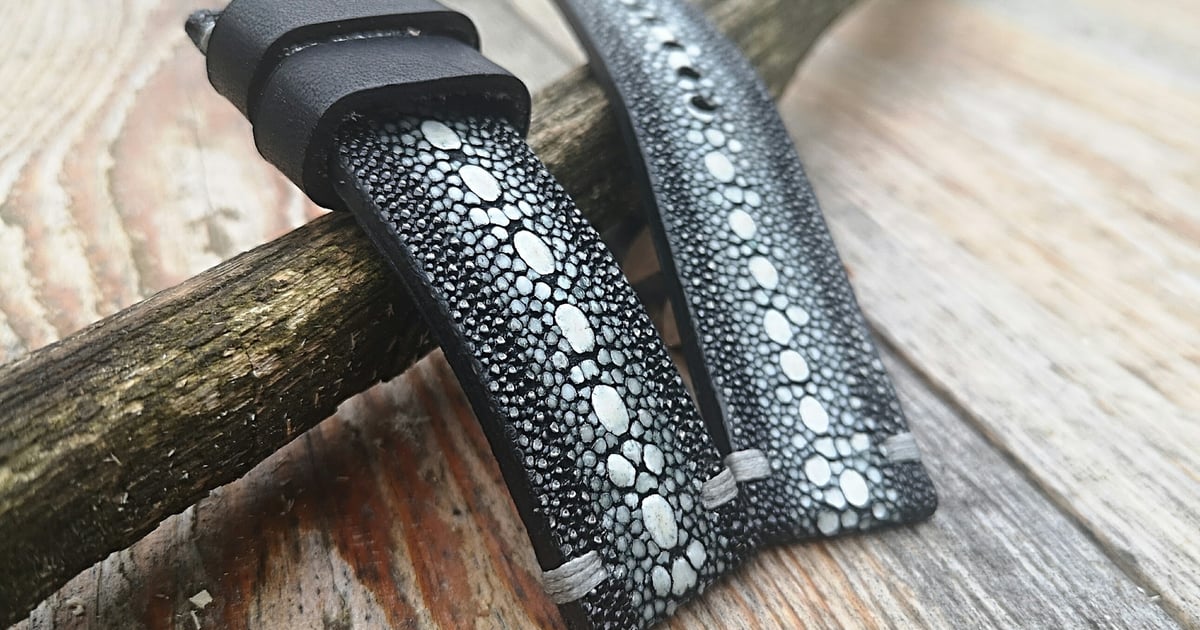 Row Stone Stingray Black - Webshop | 1971straps.com