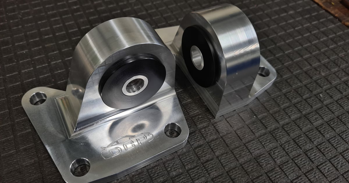 Billet Aluminium Rear Diff Mounts for 2G DSM - Subframe / Drivetrain ...