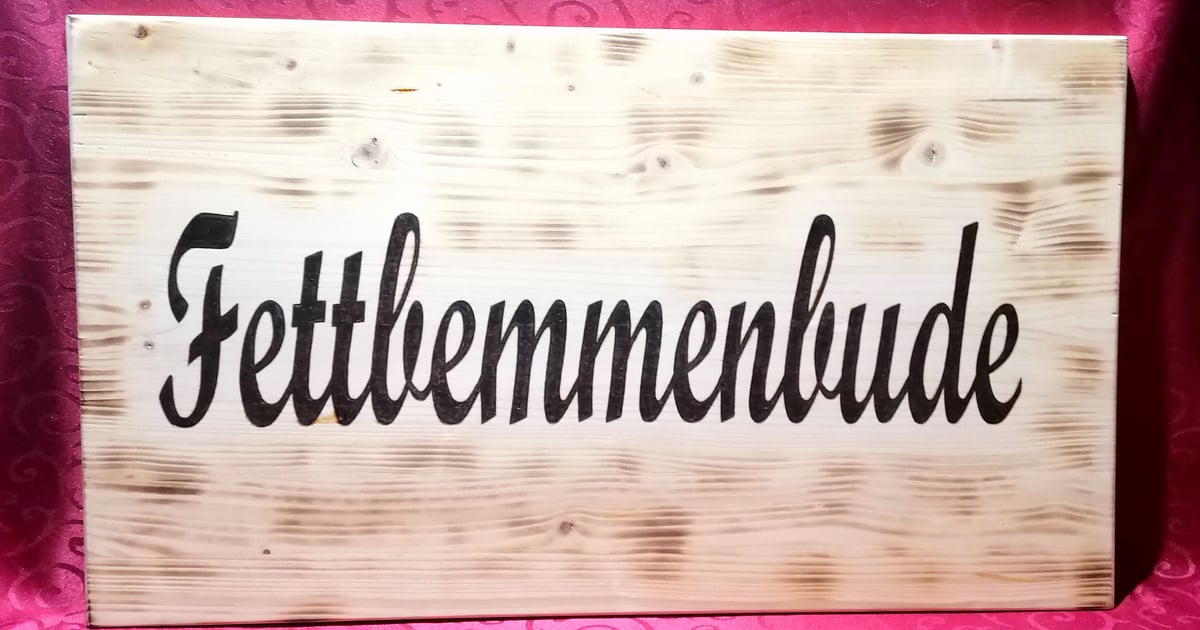 Schild Brandmalerei indoor - Bänke, Rückenlehnen und Hüttenschilder ...