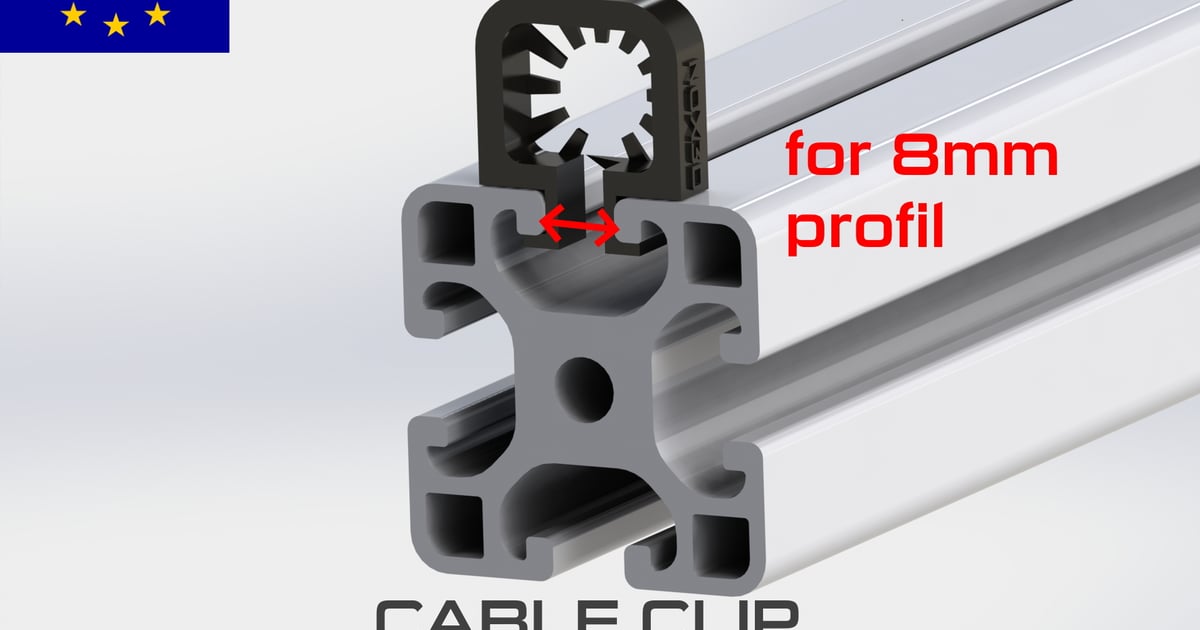 12x Clips / Cable Ties management for 8020 simracing profil for cockpit ...