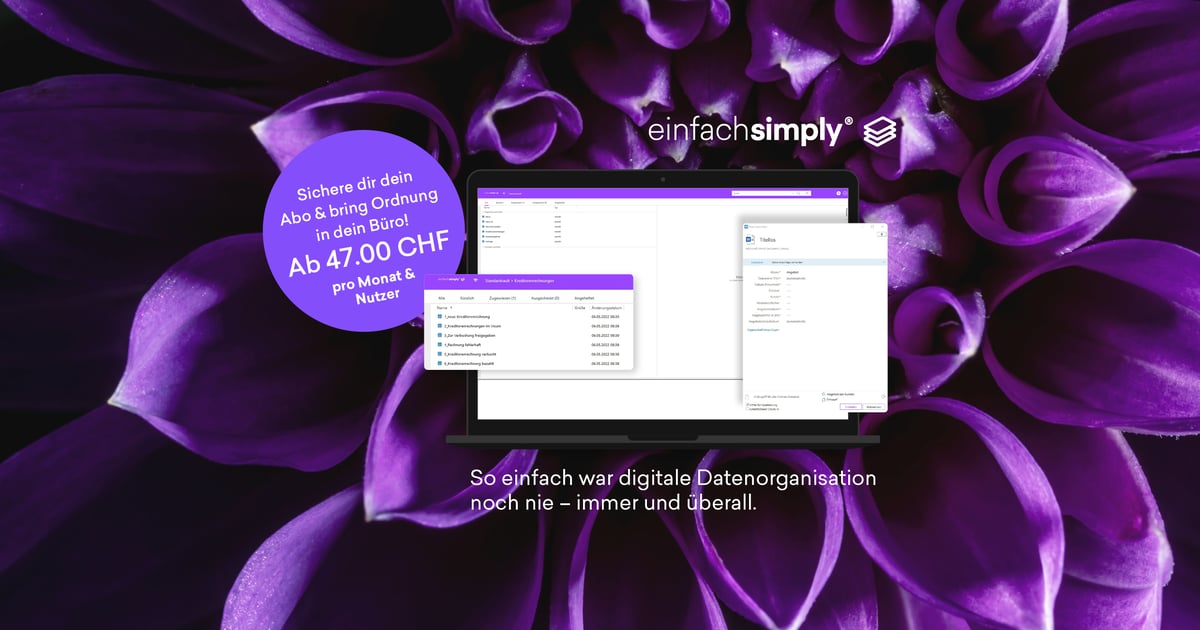 simplyfile | Professionelle Digitalisierung (ECM) für KMU