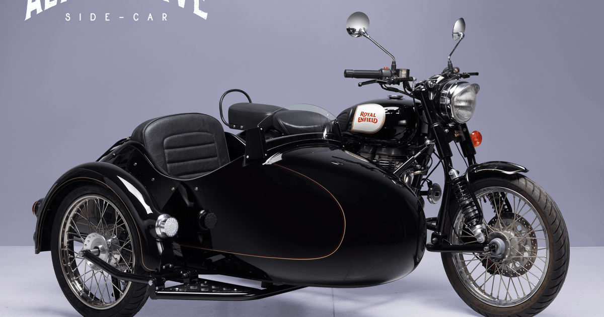 500 Classic Royal Enfield x black Pearl - Nos derniers Projets | Alternative Side-Car