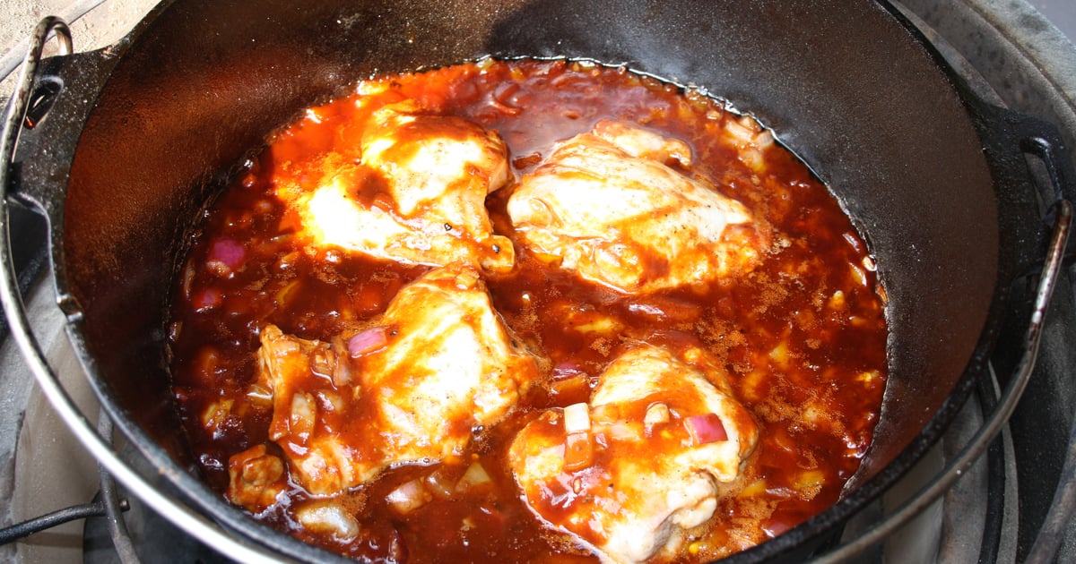 Kippendij in de Dutch oven - Slow cooking - Hoofdgerecht ...