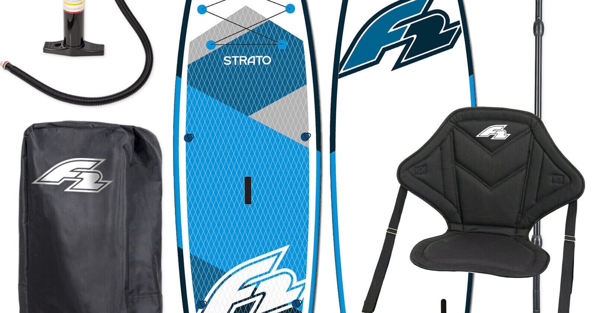 F2 I-SUP Strato 10,5 - 11,5 Set KAJAK PADDEL & Sitz 320 oder 350 cm ...