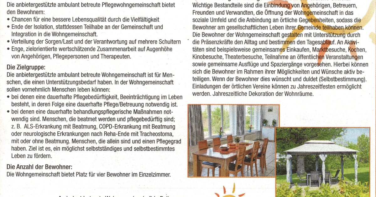 Pflegewohngemeinschaft Koch | I.P.K Intensiv Pflegedienst Koch ...