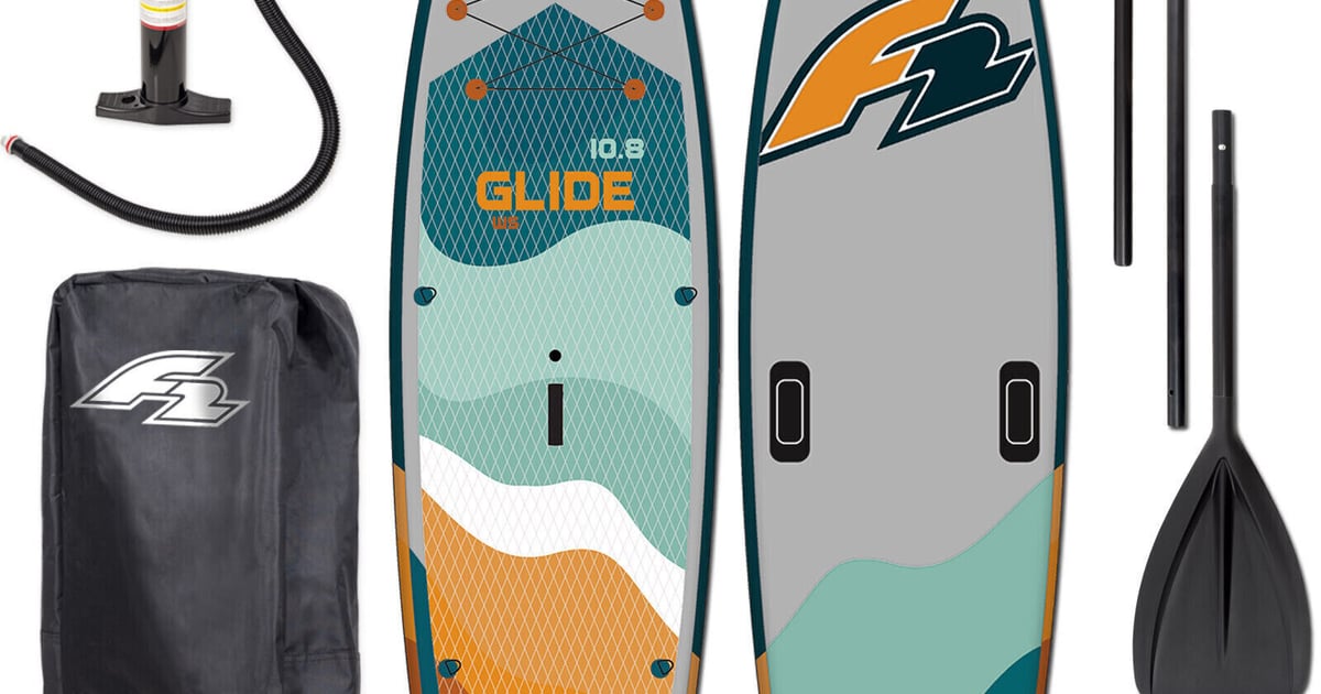 F2 SUP GLIDE WING WINDSURF PETROL 10,2" 10,8 oder 11,7" AUFBLASBARES ...