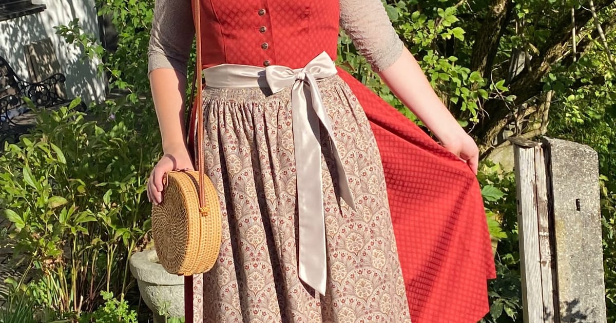Mididirndl 1112 "Dani" 29 rost - Damen - Shop | Trachtenhaus Peteranderl
