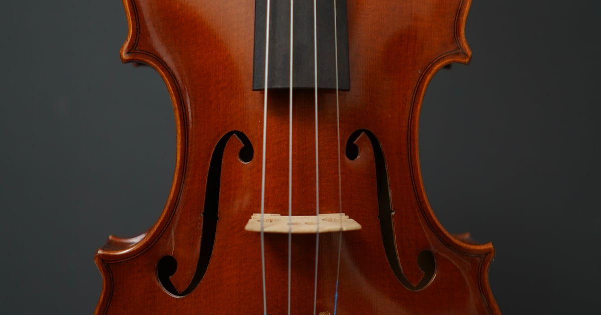 Late 20th century violin, labelled Cesare Candi - Violins