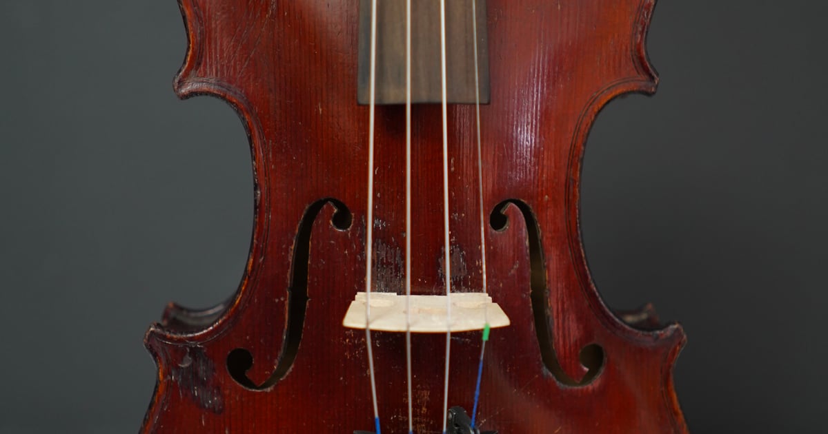 1/2 violin, labelled and probably by Robert Barth Stuttgart ...