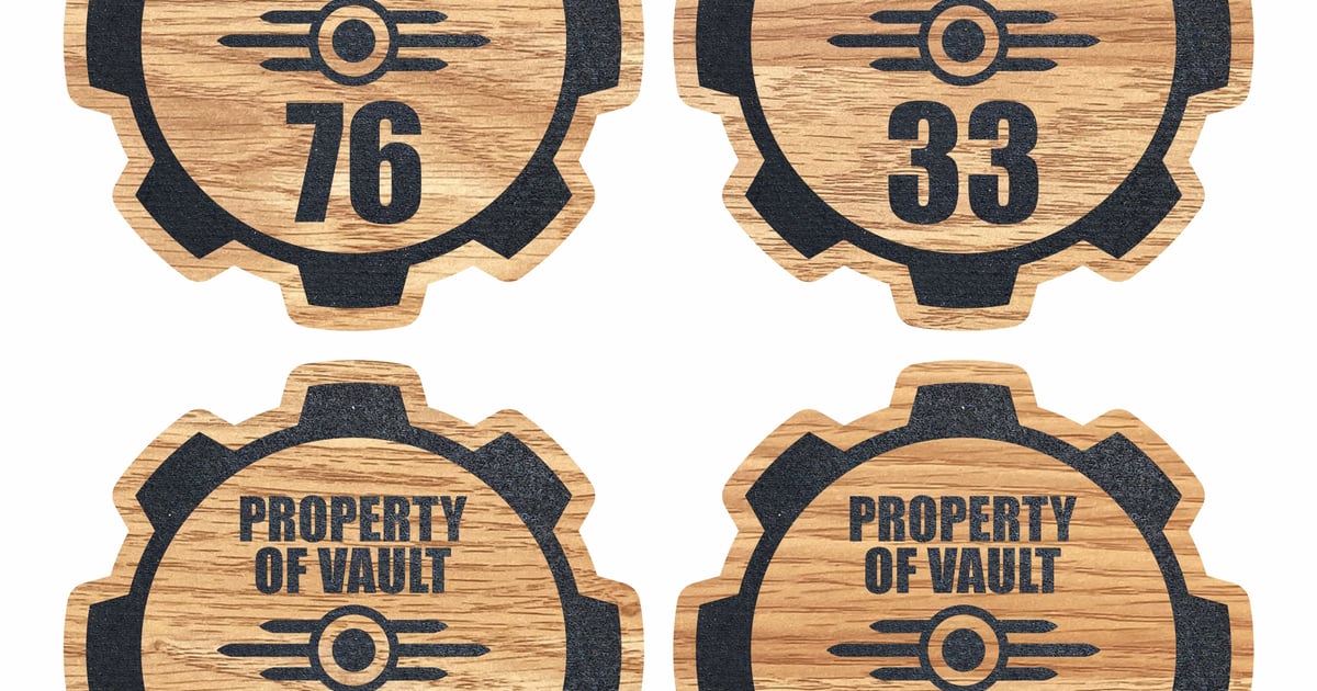 Fallout Inspired Coasters - Coasters - Store | Truly Unique Edinburgh