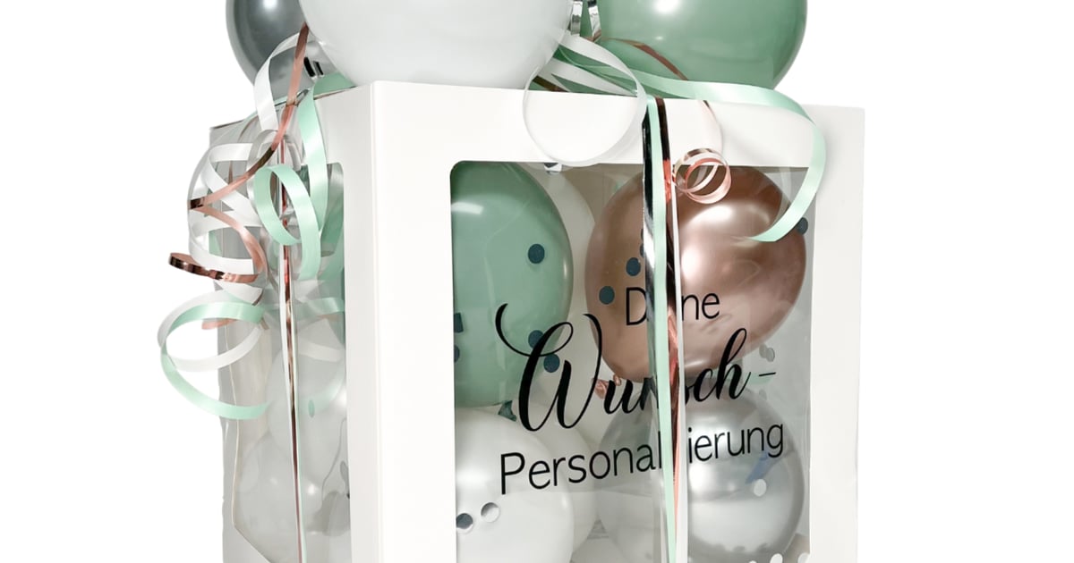 Ballon-Box "Dublin" - Personalisierte Ballonboxen - Shop | Für ...