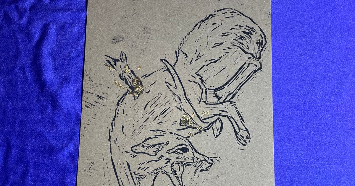 Print "Fuchs II" A4 - Prints - Shop | zum Veganauten