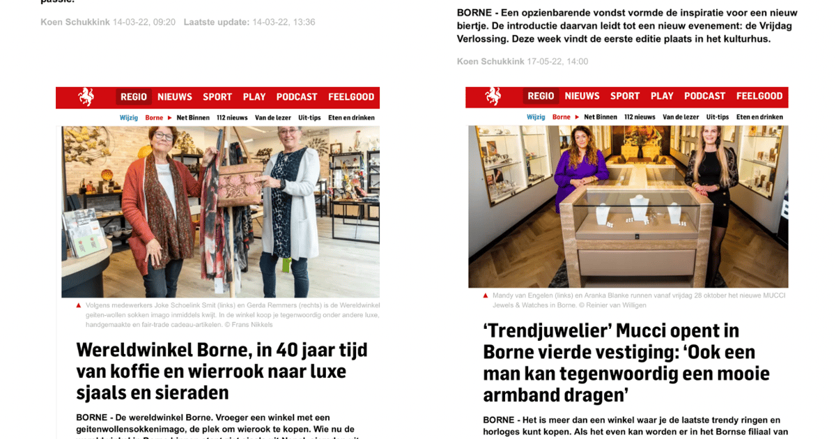 Twentsche Courant Tubantia - Portfolio | Stem van Borne