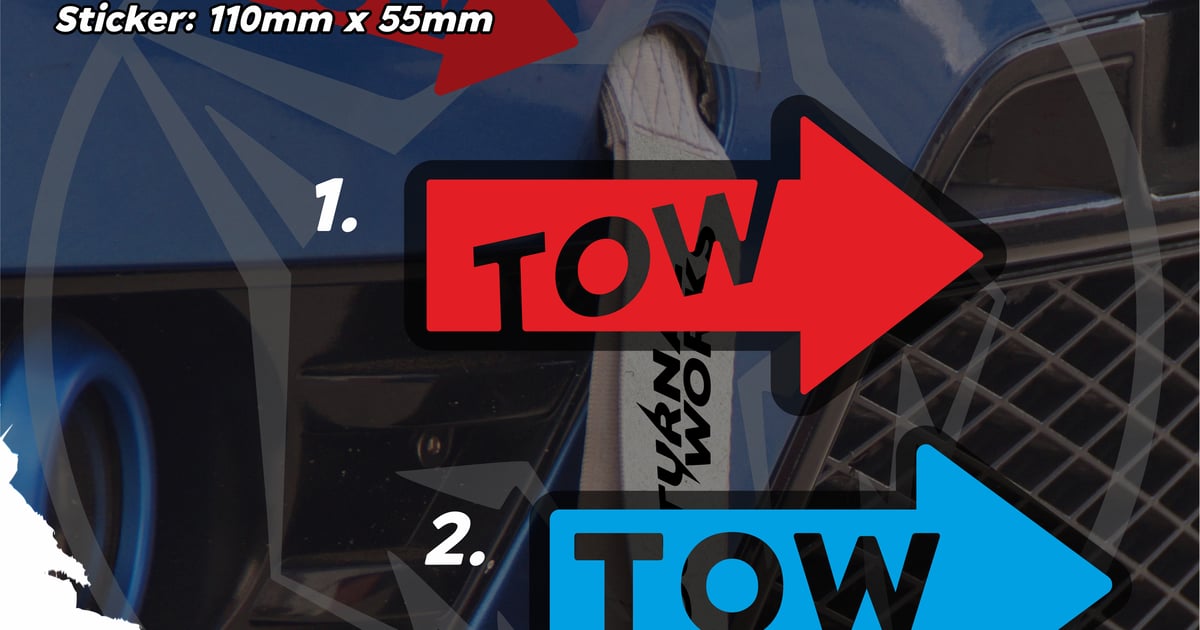 Tow Car Sticker - Sticker - Shop | Nocturnal Works