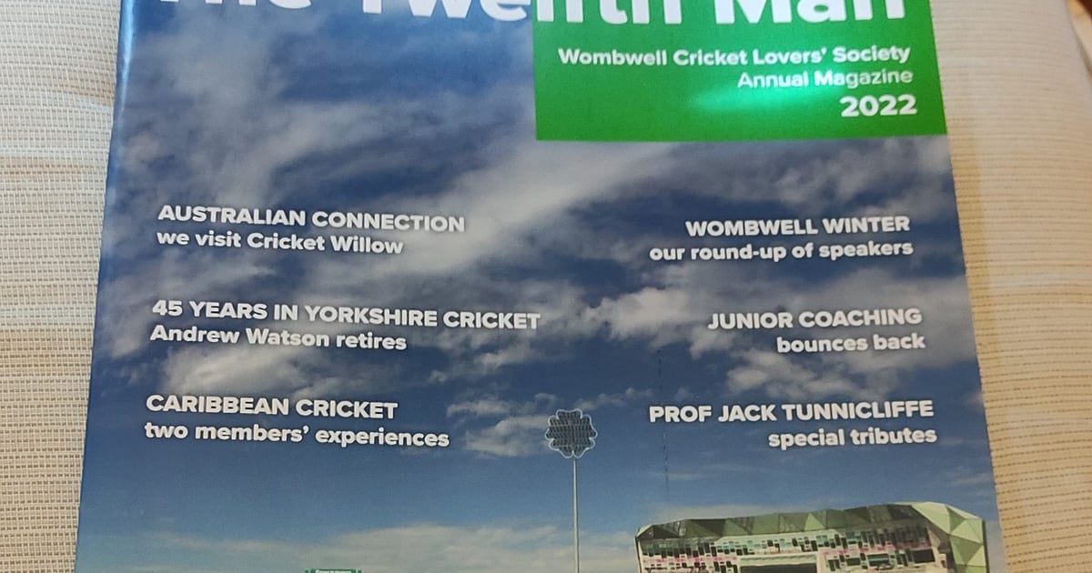 The Twelfth Man Magazine | Wombwell Cricket Lovers Society