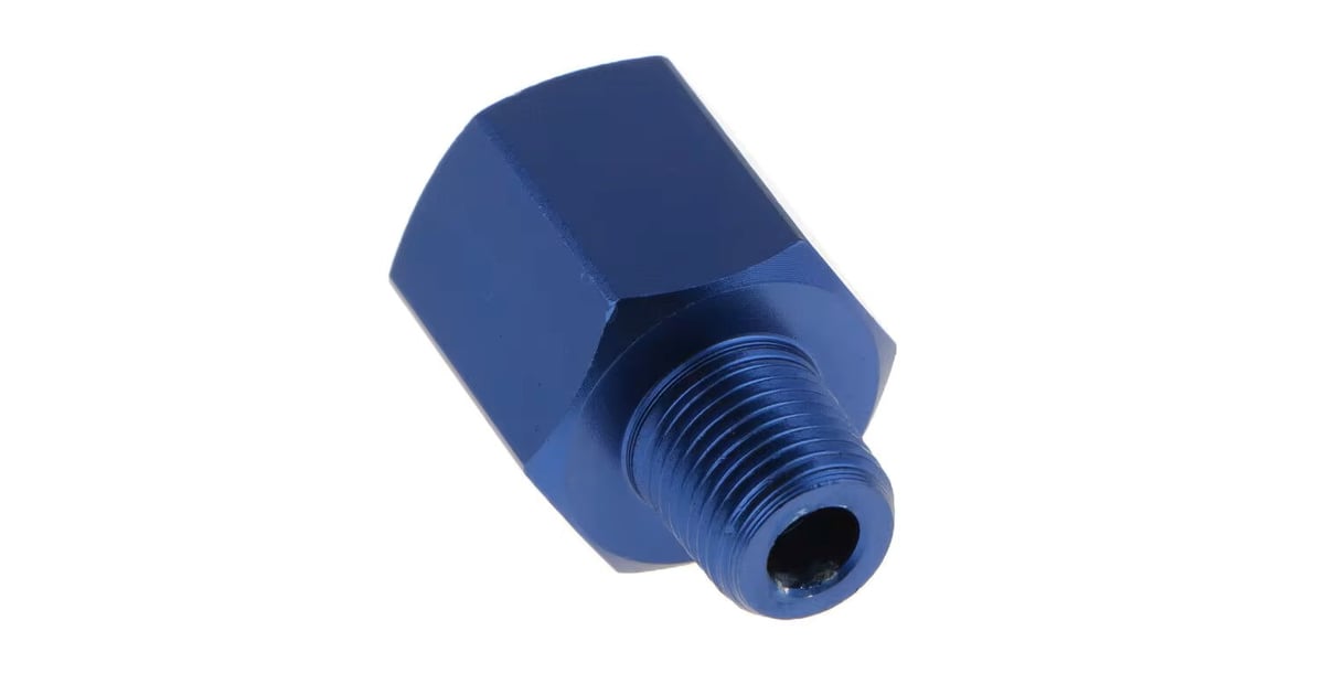 M12 to 1/8" NPT adapter - Sensors - Store | Race- and streetcar parts