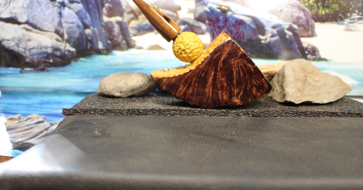 Unikat Freehand Handpipe Naturborke (171261) - Shop | Tortuga Babes Pfeifen