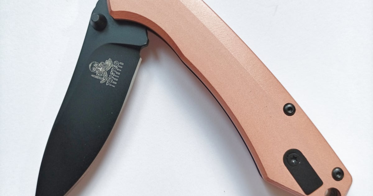 Twisted Atlas Slipjoint Copper Handle - TWISTED ATLAS - Store | Twisted ...