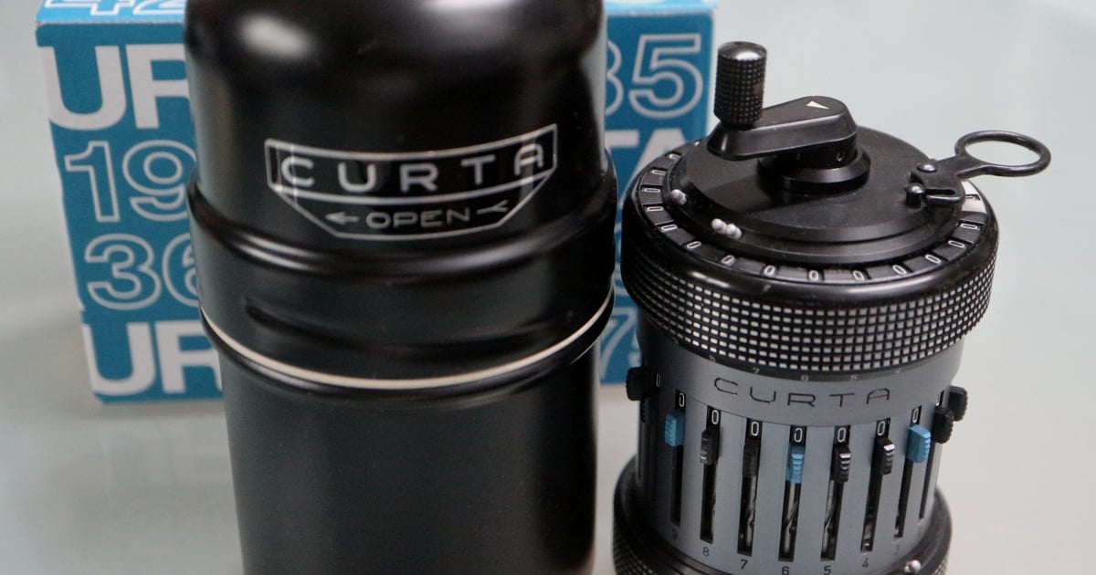 Curta II no. 560821, complete set, Year 1970 - 1 Year Warranty - CURTA ...