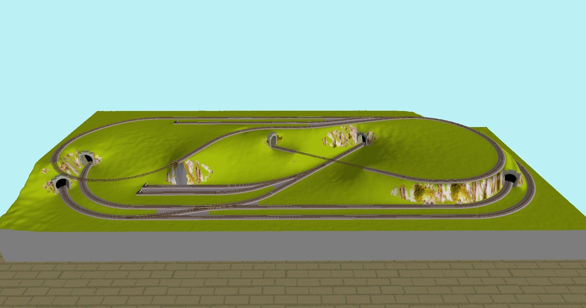 Gleisplan Friedenstal (Piko A Gleis H0) – Zwei-Ebenen-Anlage ...