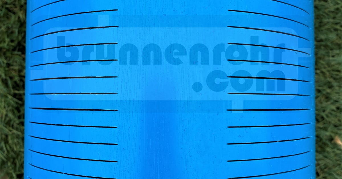 DN 150 6 Zoll Brunnenrohr Filterrohr Schlitzweite 0,5mm 0,3mm ...