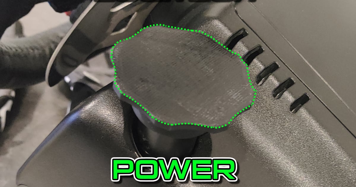 Logitech power clamping handle Knob g923 g920 g29 g27 g25 poignée ...