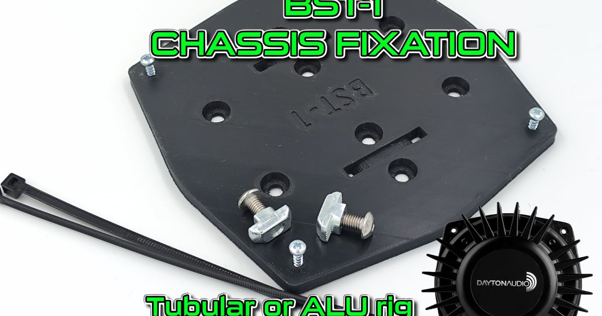 BST-1 dayton audio bass shaker simracing rumble mount fixation on ...