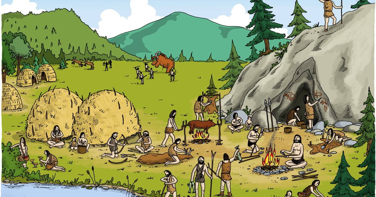 Steinzeittiere - Altsteinzeit - Ge 5 Überblick | Burgenlandschule