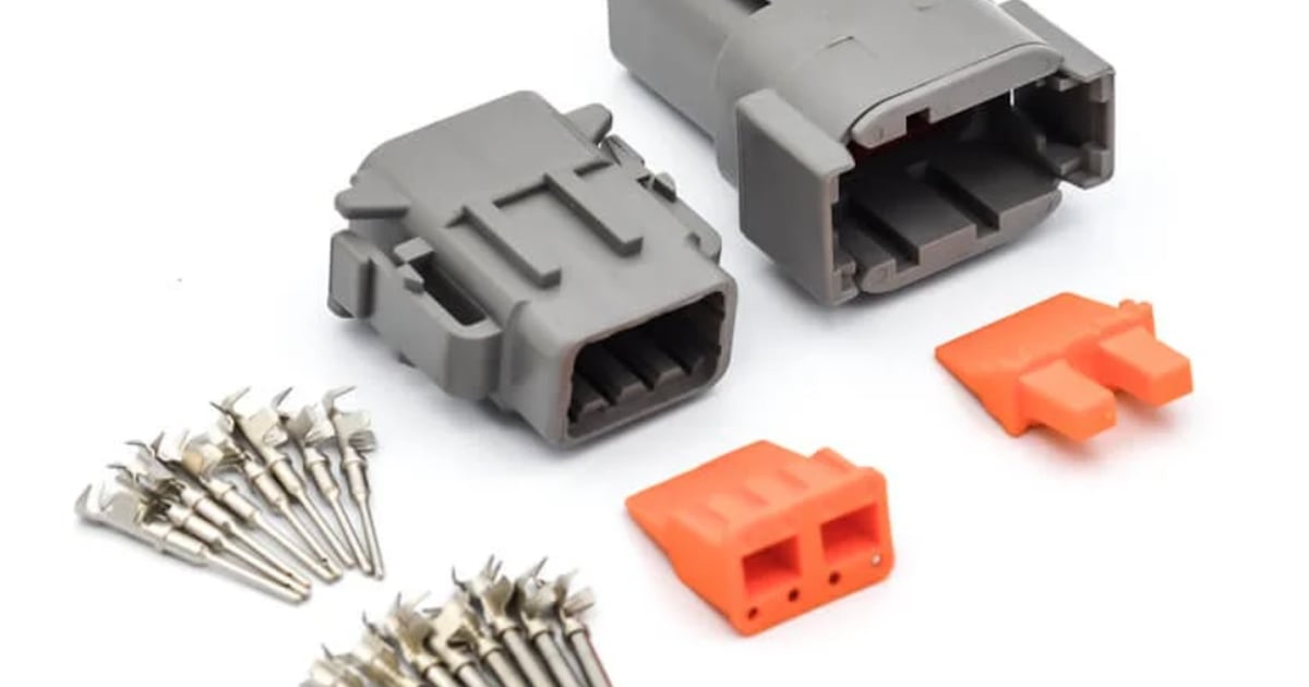 Deutsch DTM 8 pins connector set (small) - Deutsch connectors DTM ...