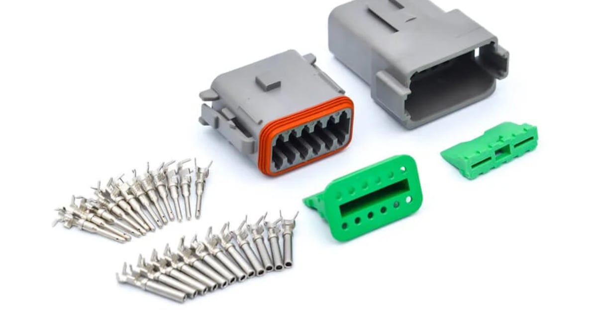 Deutsch DT 12 pins connector set - Deutsch connectors DT - Store | Race ...