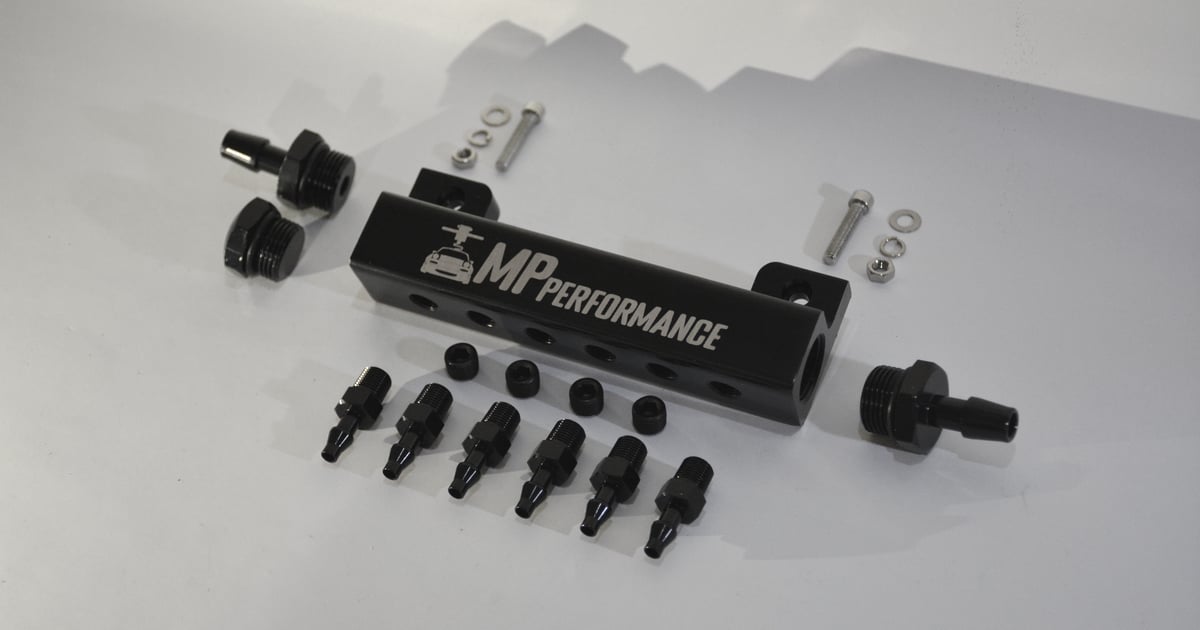 Vacuum Distribution Block for ITB setups - Vacuum hose and fittings ...