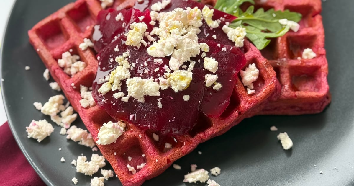 Rote Rüben Waffeln - R - Rezepte | Nascherei Graz