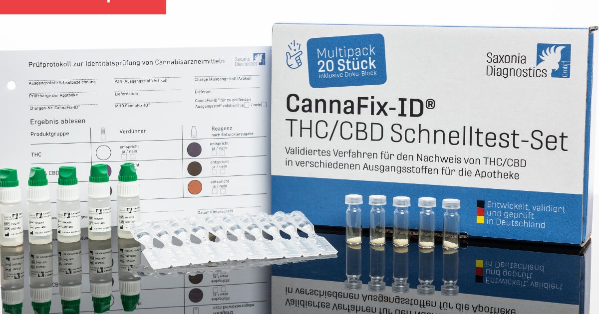 Multipack (20 St.) THC/CBD ID-Test CannaFix-ID® - Shop | Saxonia ...