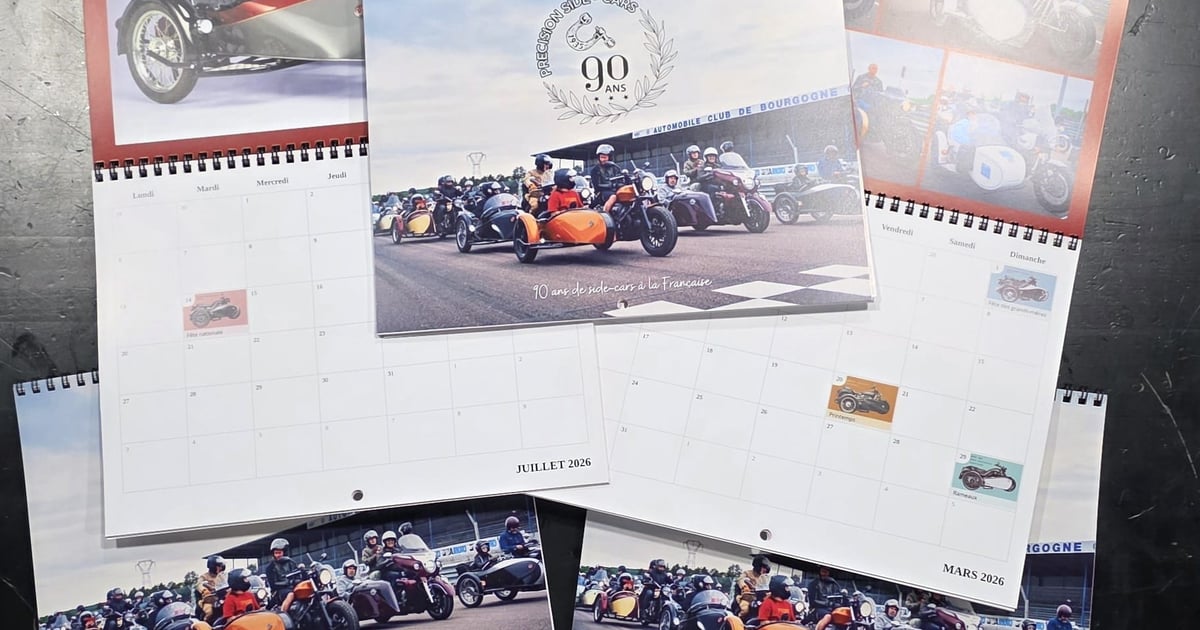 Calendrier 2026 - Précision Side-cars - Visuels et Affiches - E ...