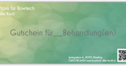 Gutschein | Bowtech Silke Knoll