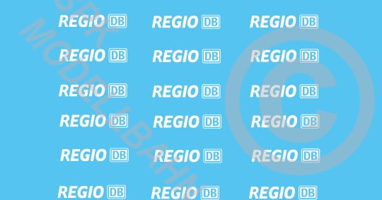 24 REGIO DB-Logos H0 - Decals - Shop | SPK Modellbahn
