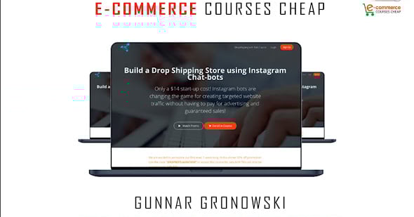 Gunnar Gronowski - Build a Drop Shipping Store using Instagram Chat-bots - E-Commerce Advanced ...