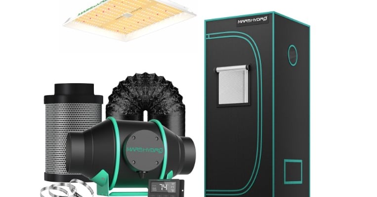 TS1000 150W + 80x80x160cm + Inline-4" Lüfter + Filter - Growsets ...