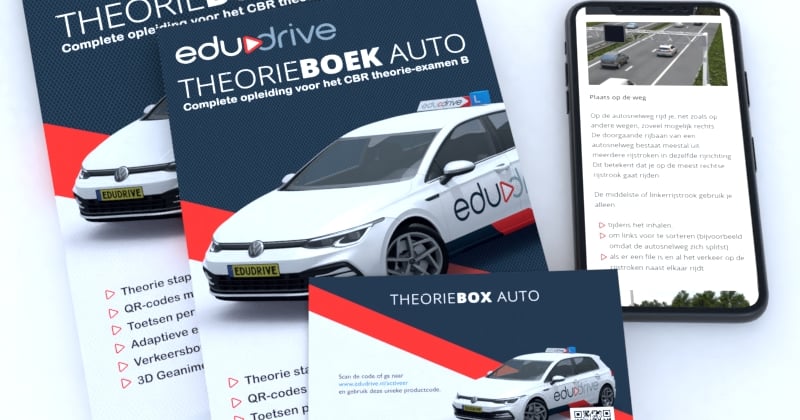 EDUDRIVE Theorie Box Boek+Online - Winkel | Rijschool Sweetlake