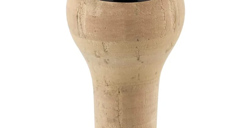 Gomexus 27mm Power Cork Knob Aluminium black (Shimano, Daiwa, Abu ...